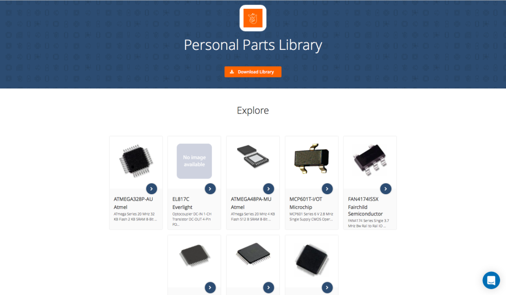 Track your favorite electronic components with new private libraries ...