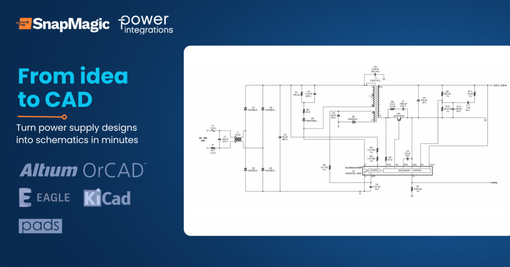 From idea to CAD: export your power supply design into schematics in ...
